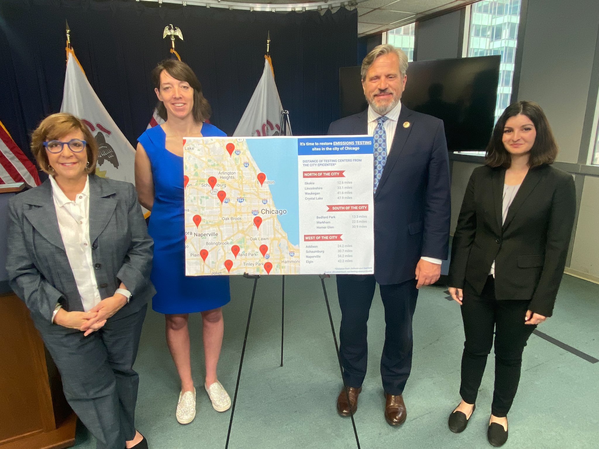 Senators push to restore vehicle emissions testing sites in Chicago ...